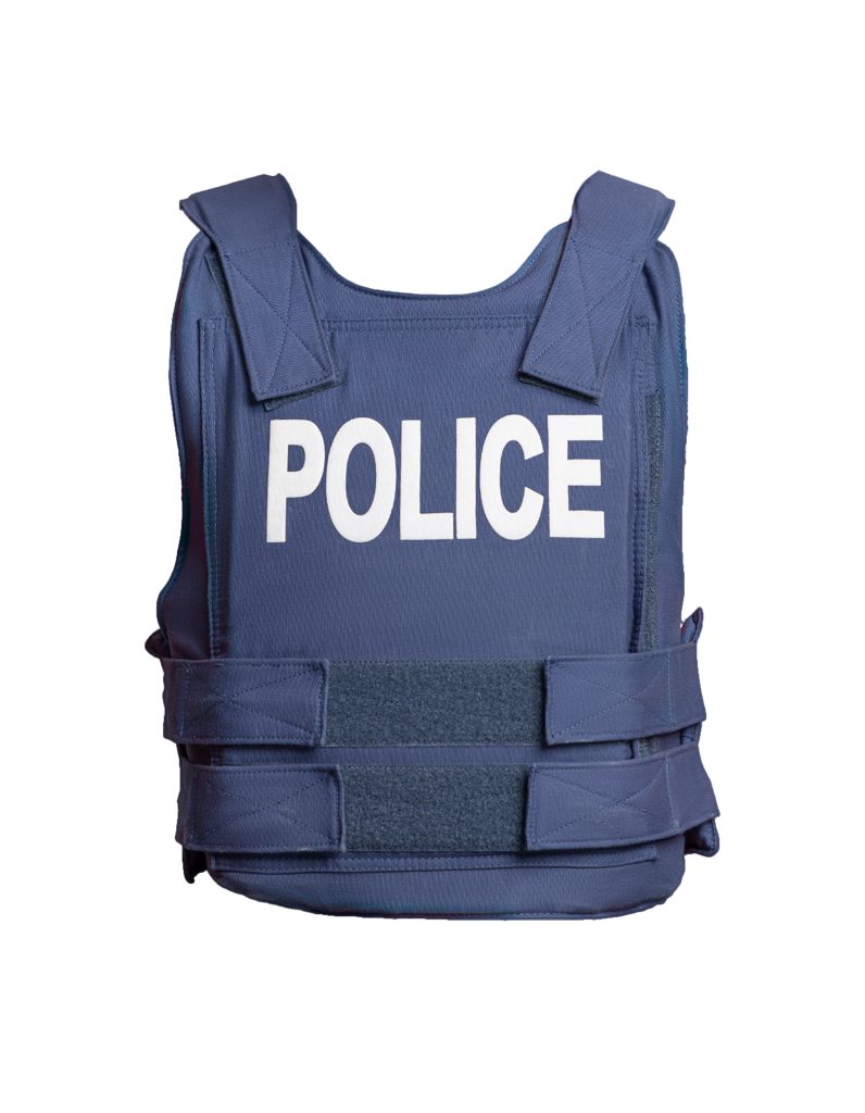 Sleeveless Blue Police Vest – Unipro Protective Wear